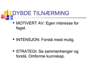 Studieteknikk og oppgaveskriving pp | PPT