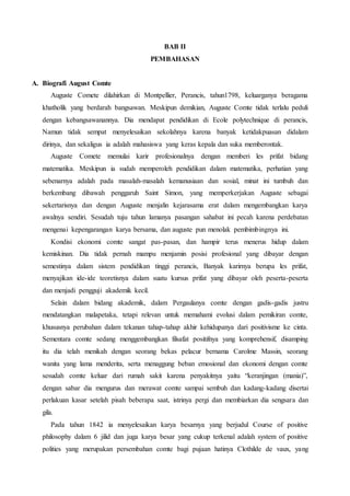 Studi filsafat pendidikan positivisme | DOCX