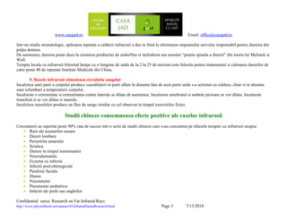 Beneficiile terapiei cu infrarosii - Studii internationale despre infrarosii | DOC