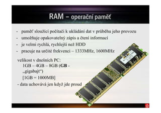 Hardware počítače | PPT