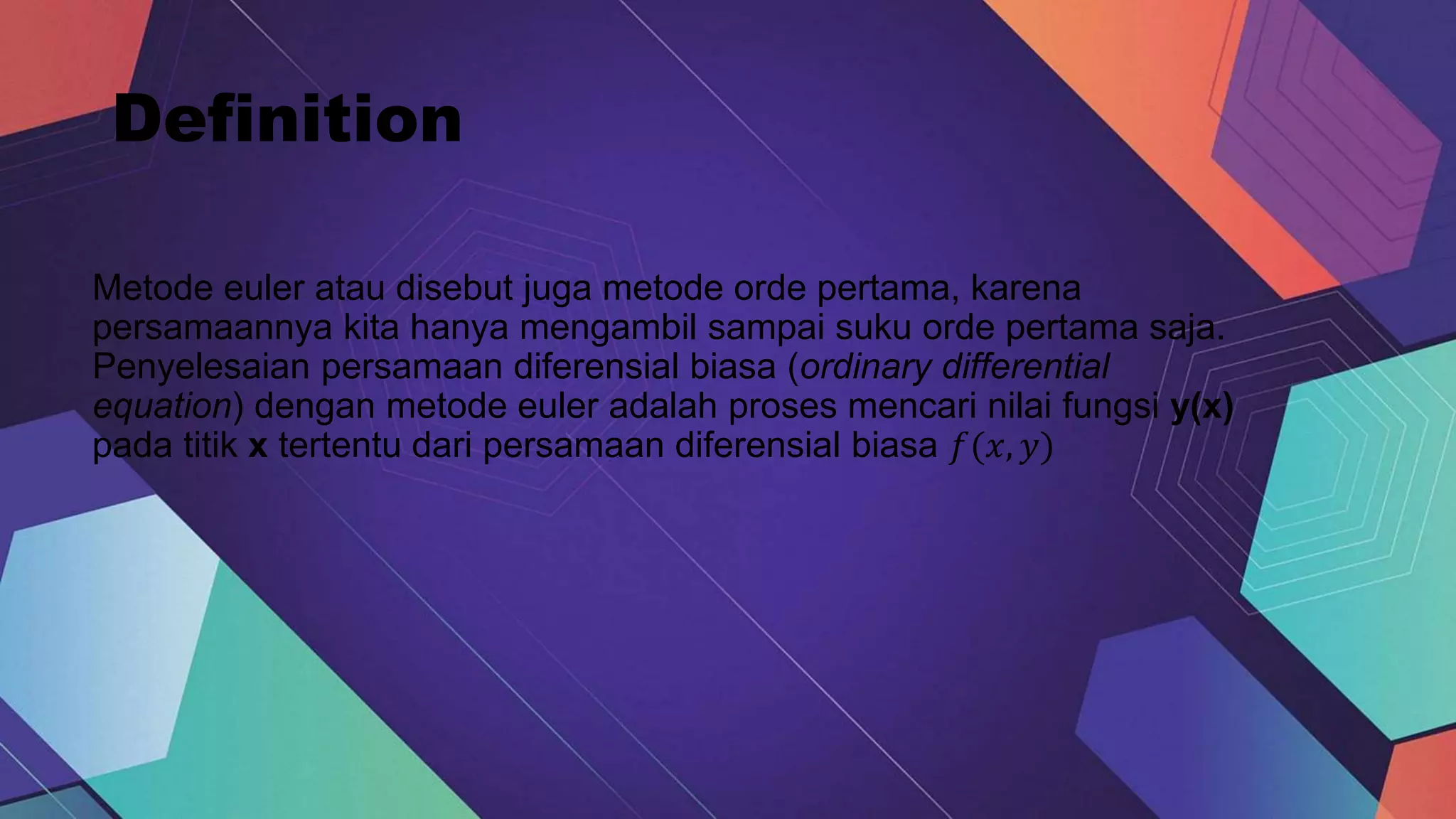 STUDI KASUS -Metode Euler .pptx