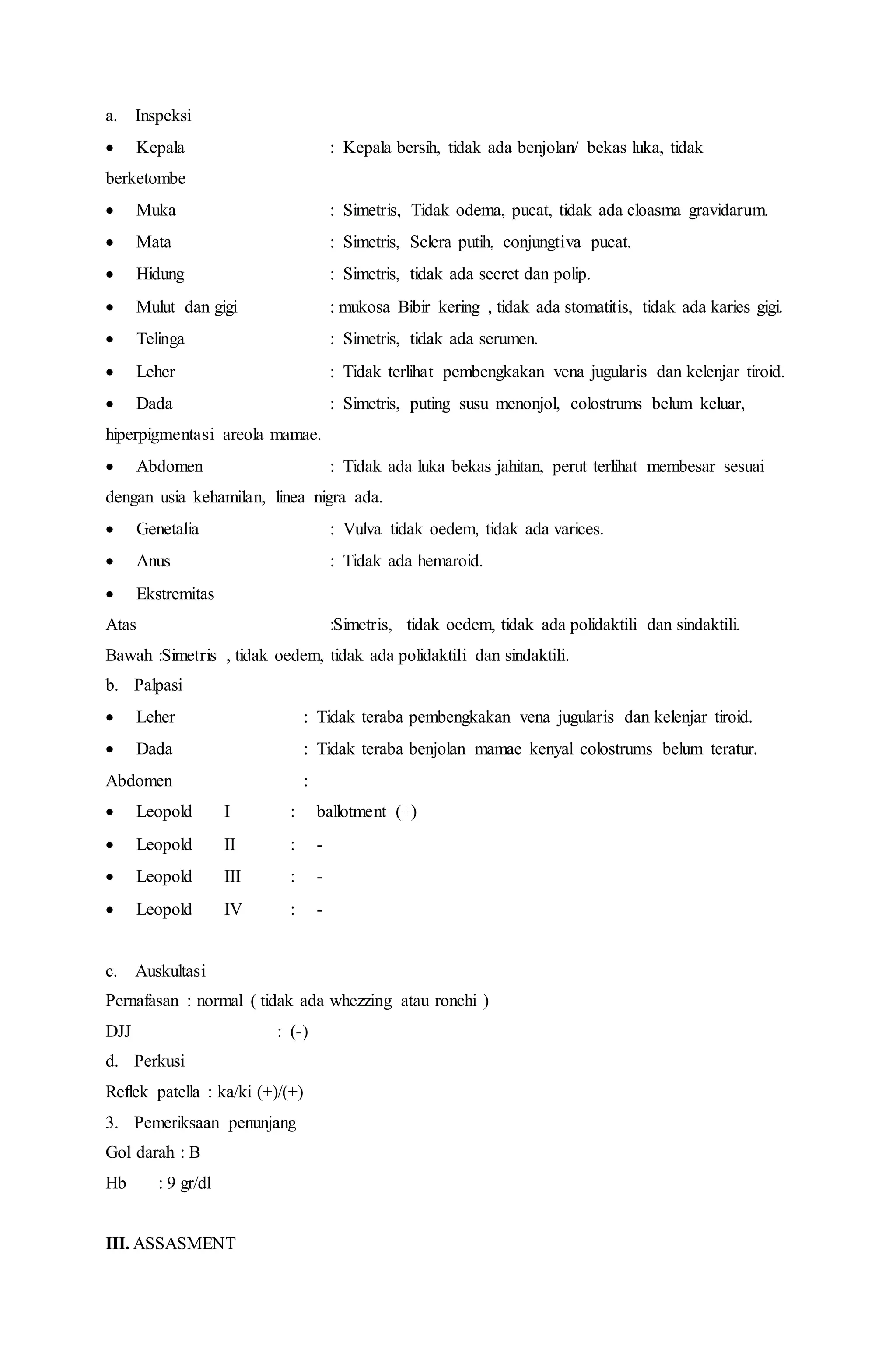 Studi kasus anemia ringan | DOCX