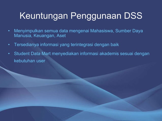 Studi Kasus Dss | PPT