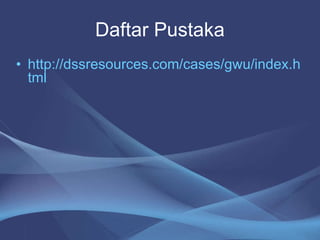Studi Kasus Dss | PPT