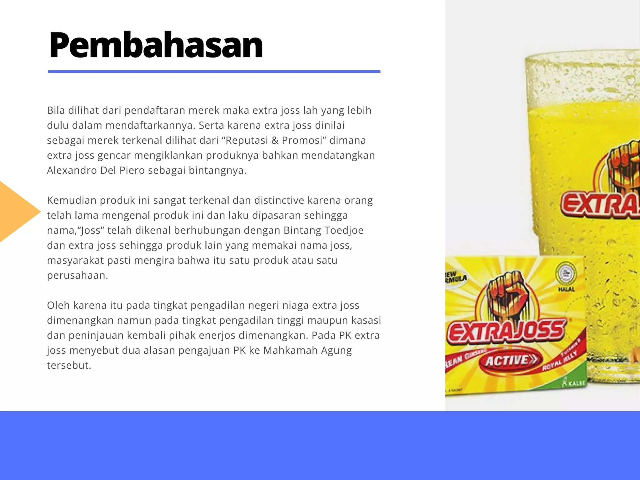 VBM 2 - Studi kasus hak merek extra joss | PDF