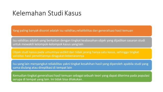Belajar Tentang Studi Kasus | PPTX