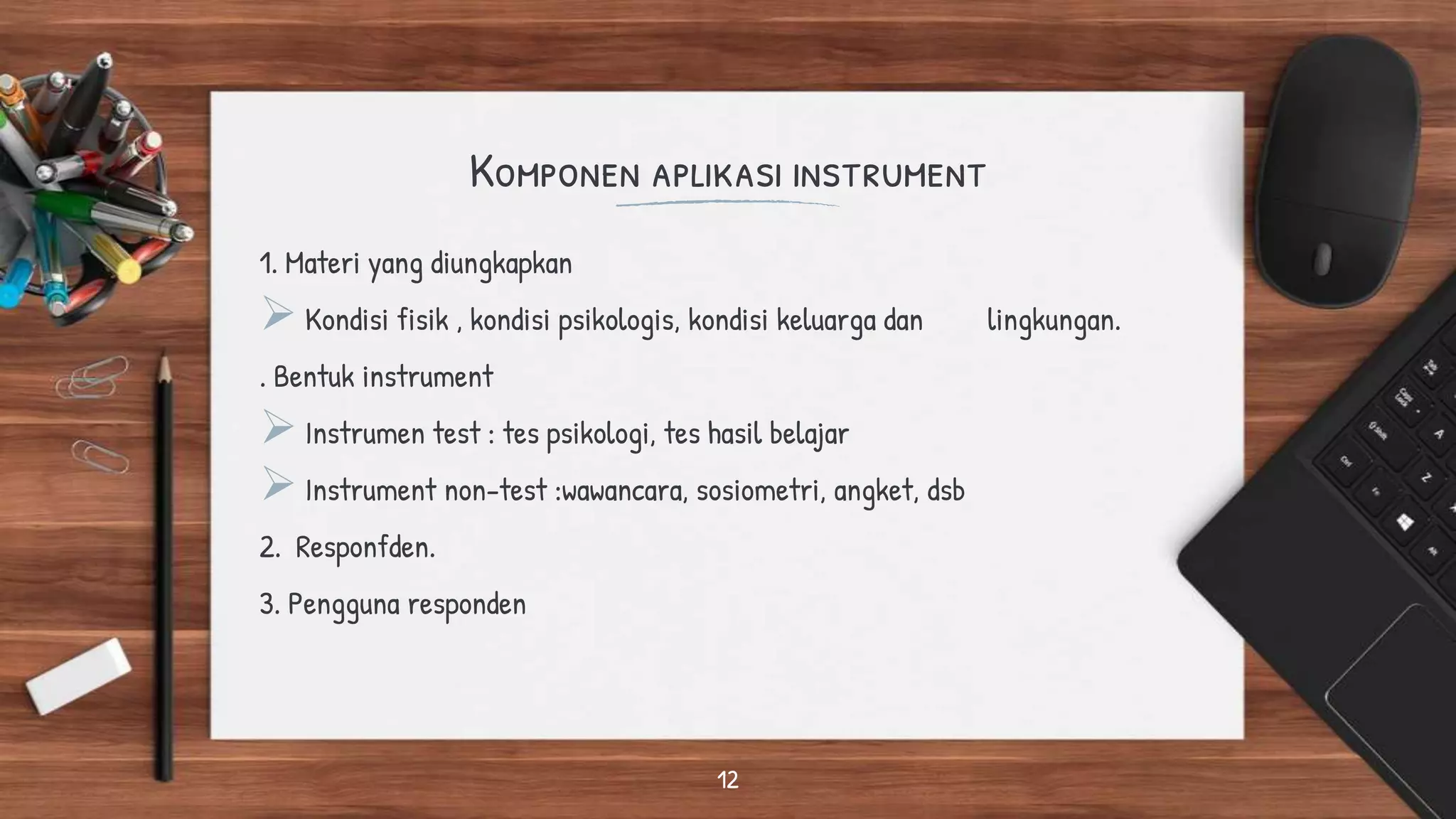 Studi kasus dan aplikasi instrument bk | PPTX