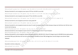 Studi Kasus Konfigurasi RIP dan Cisco Access Control List (ACL) | PDF