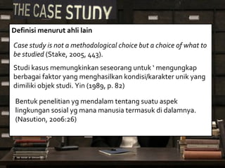 Studi Kasus (Contoh Kasus | PPT