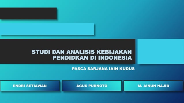 STUDI KEBIJAKAN PENDIDIKAN.pptx