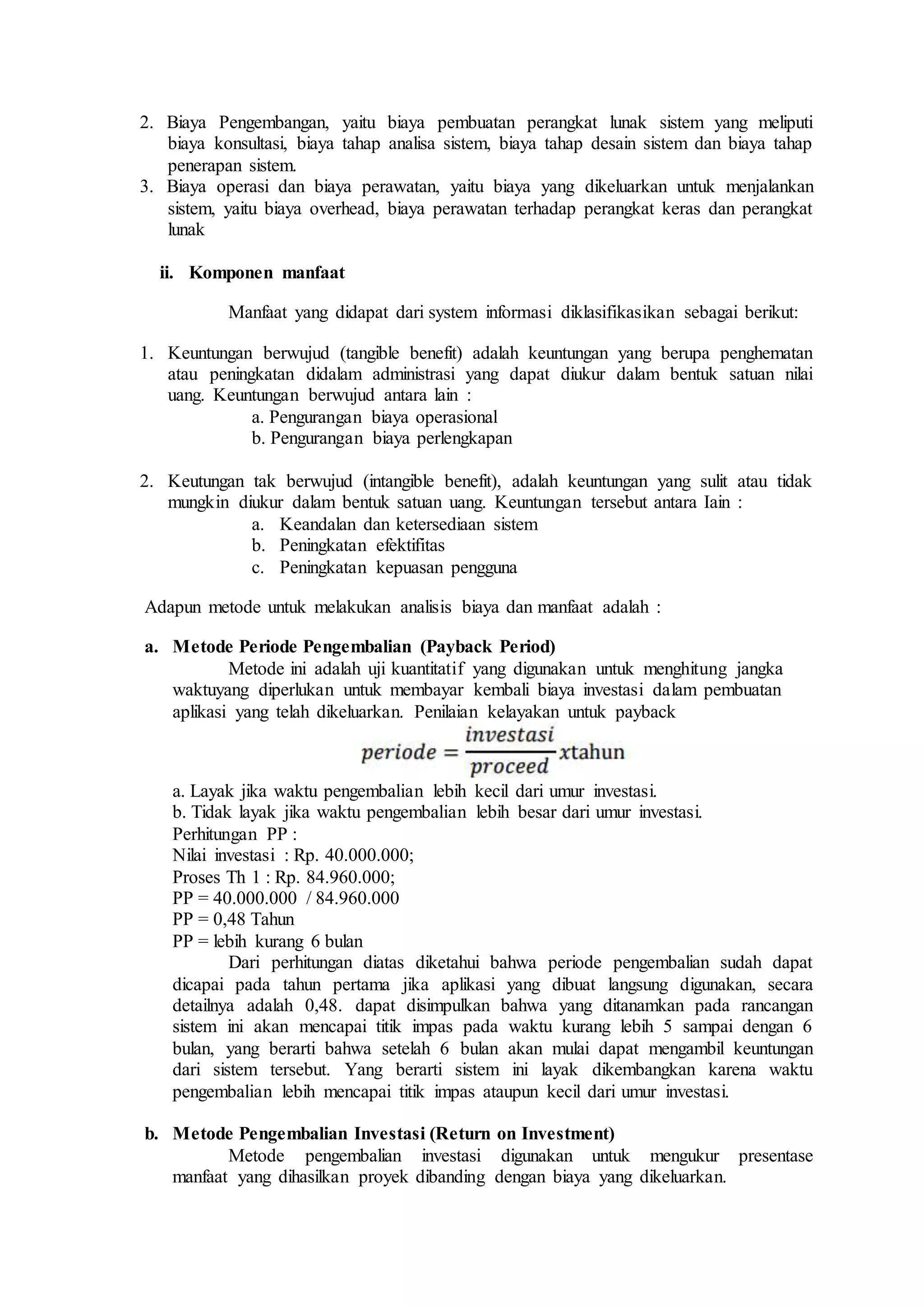 Studi kelayakan sistem informasi ppdb online SMAN 99 Jakarta | PDF