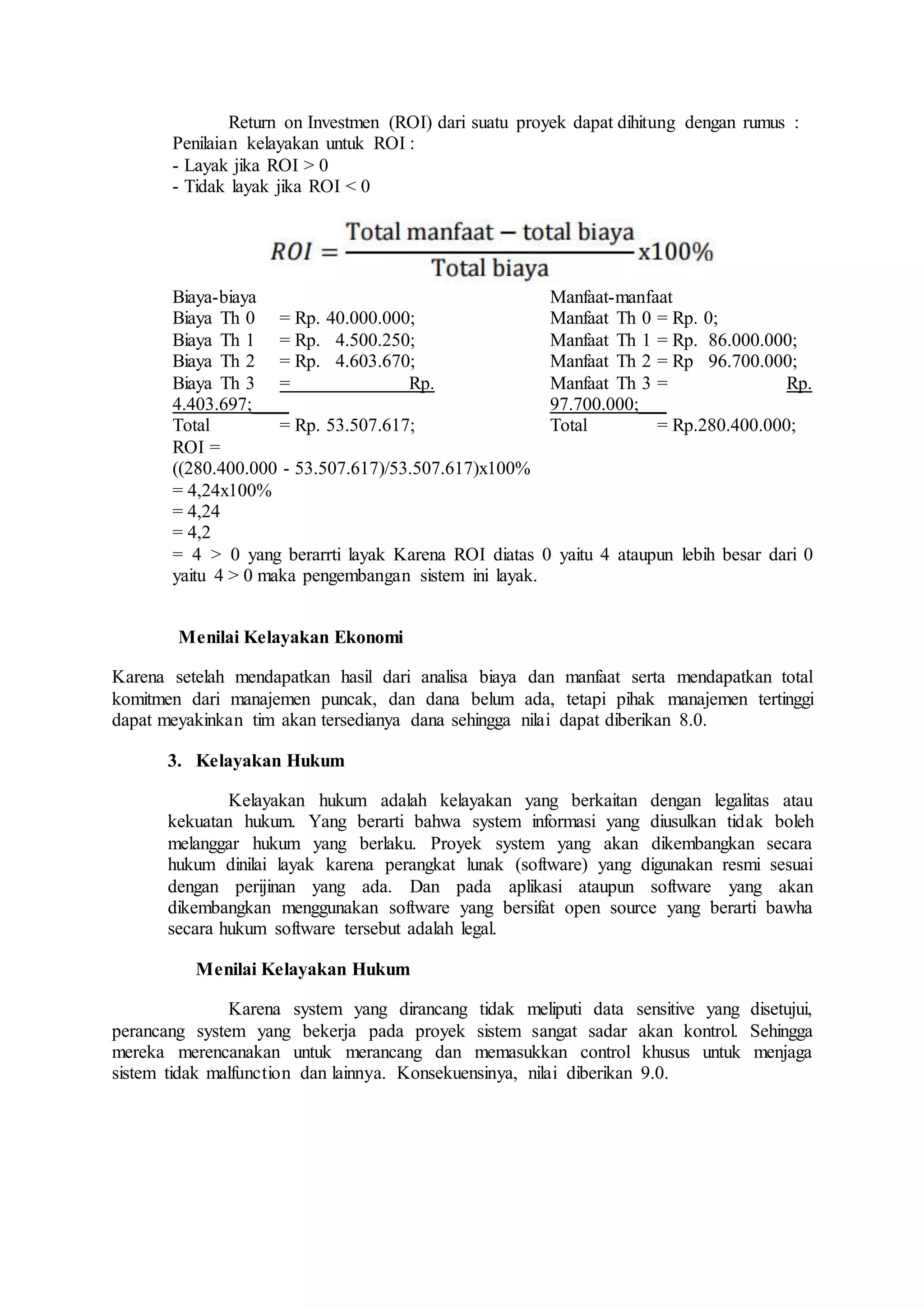 Studi kelayakan sistem informasi ppdb online SMAN 99 Jakarta | PDF