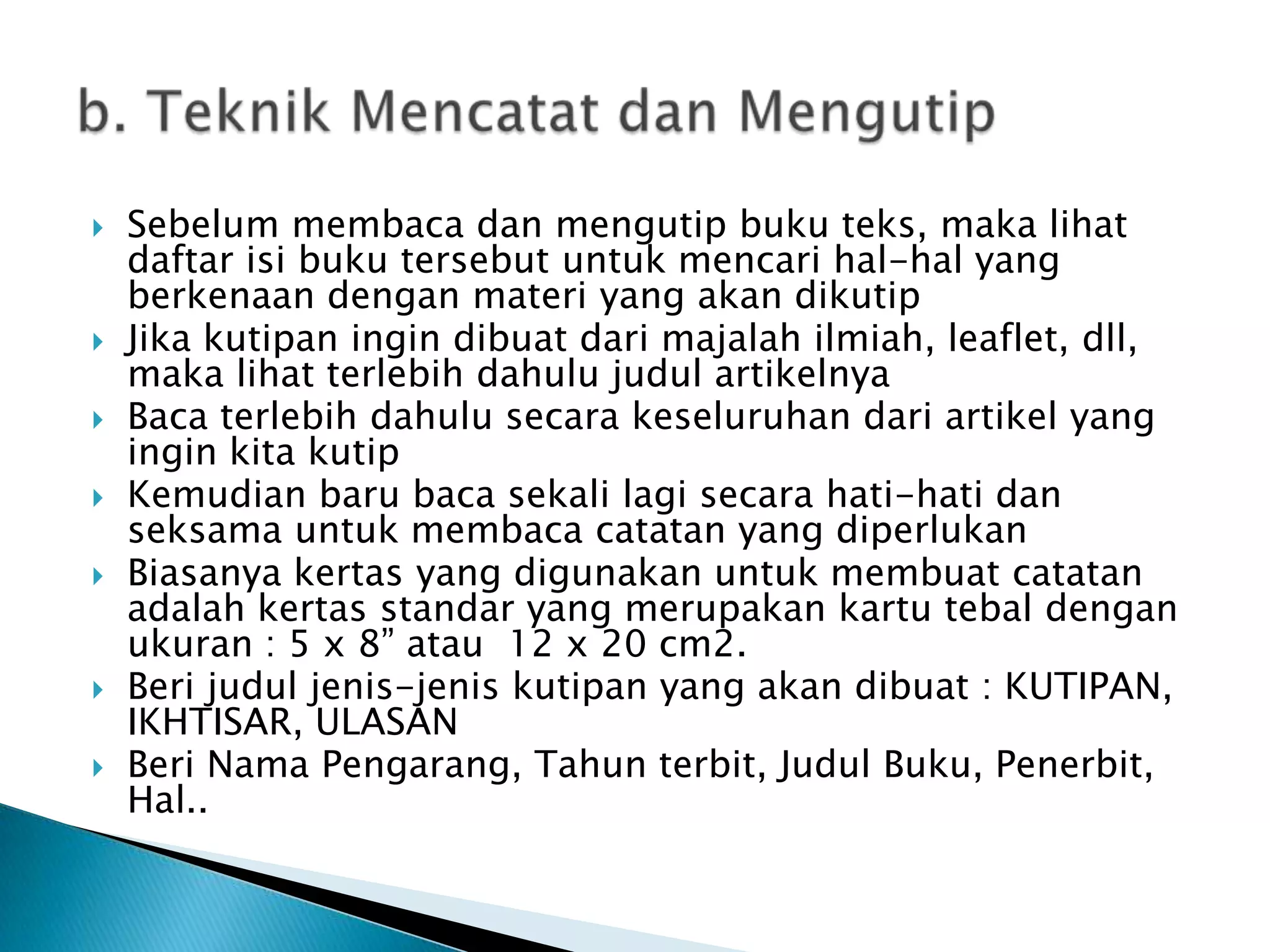 Studi Kepustakaan | PPTX