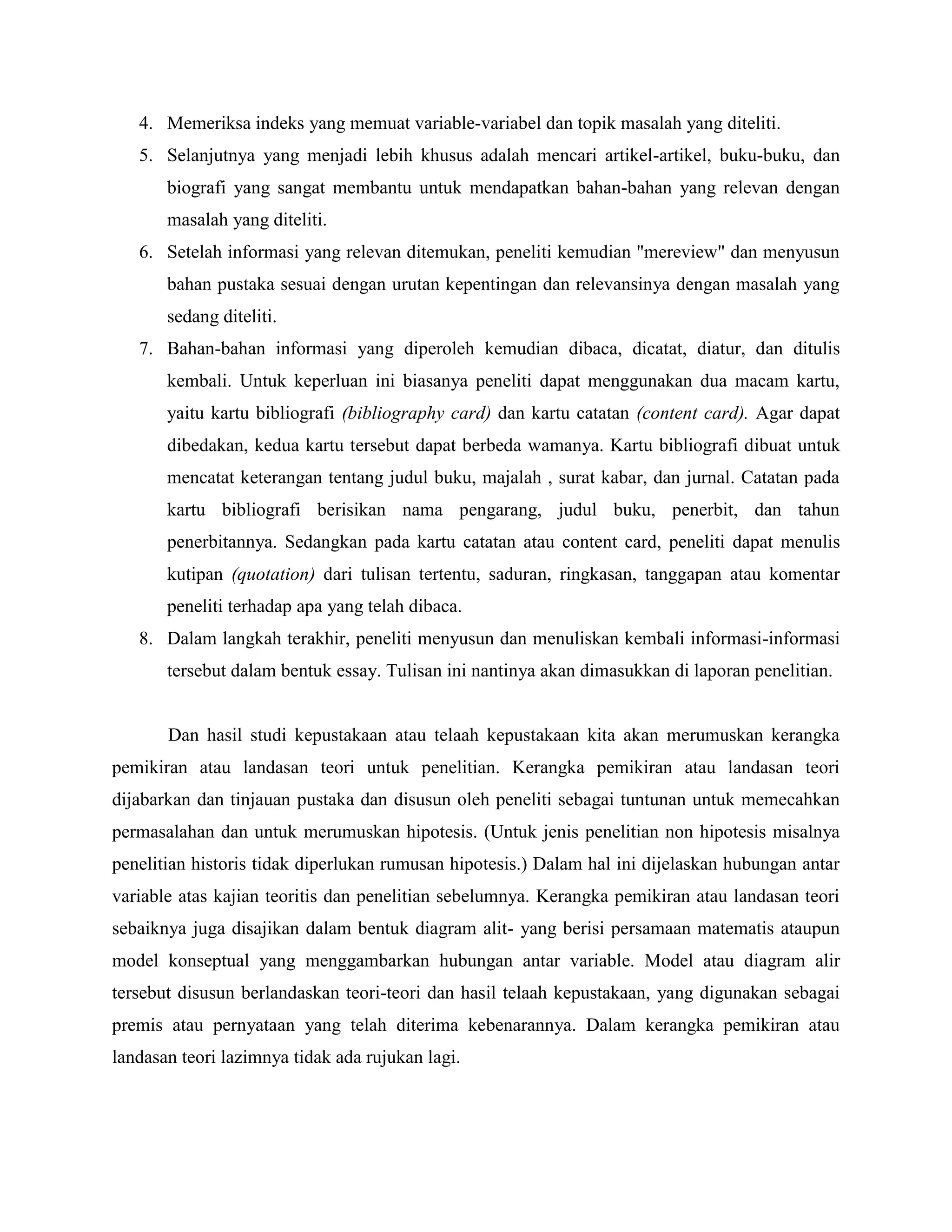 Studi kepustakaan | DOCX