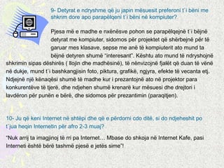 Studim mbi efektin e teknologjive të reja ne | PPT