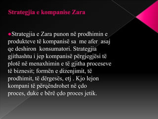 INDITEX, "ZARA" | PPT