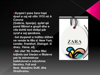 INDITEX, "ZARA" | PPT
