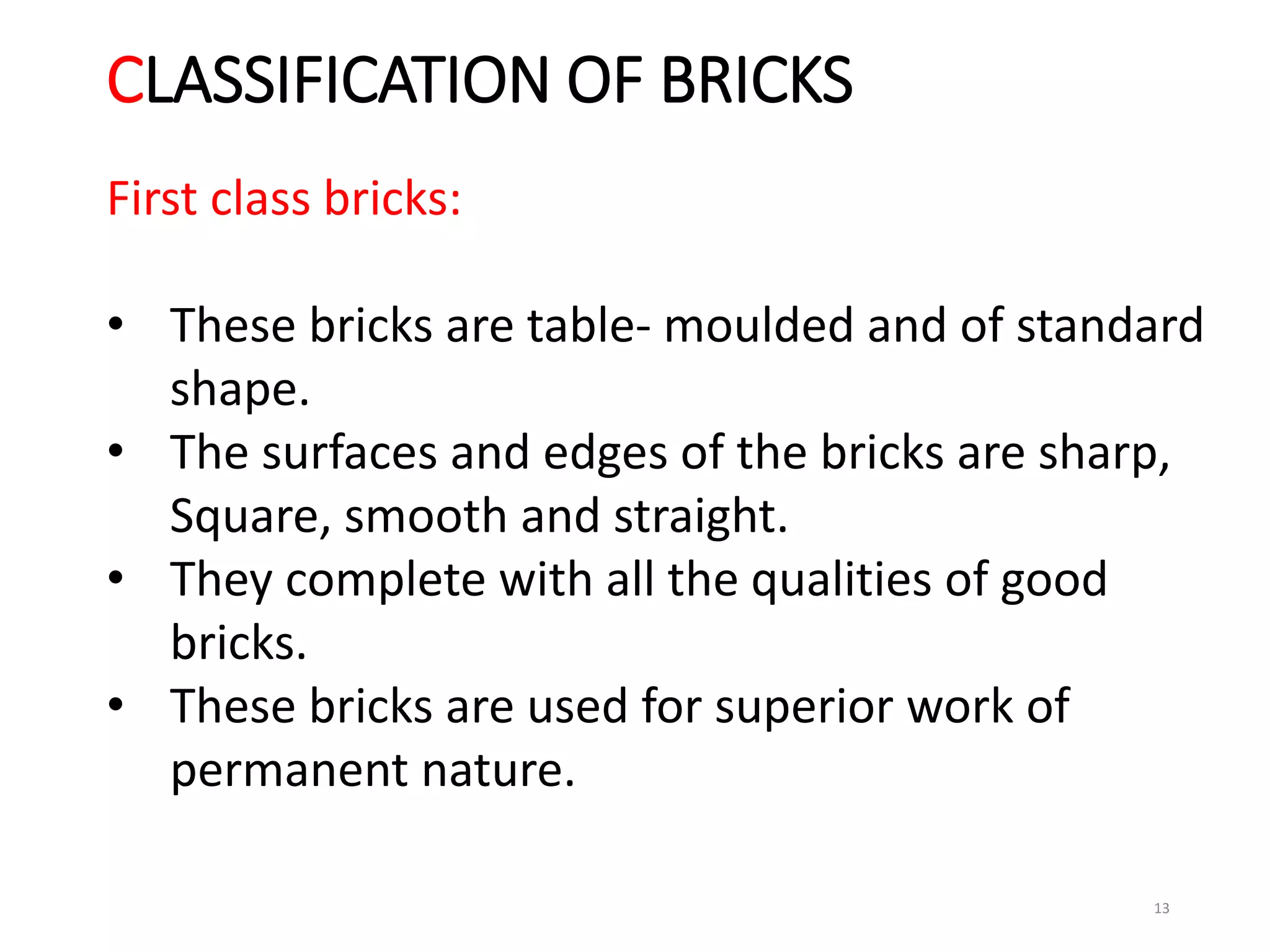 brick as a building material | PPTX