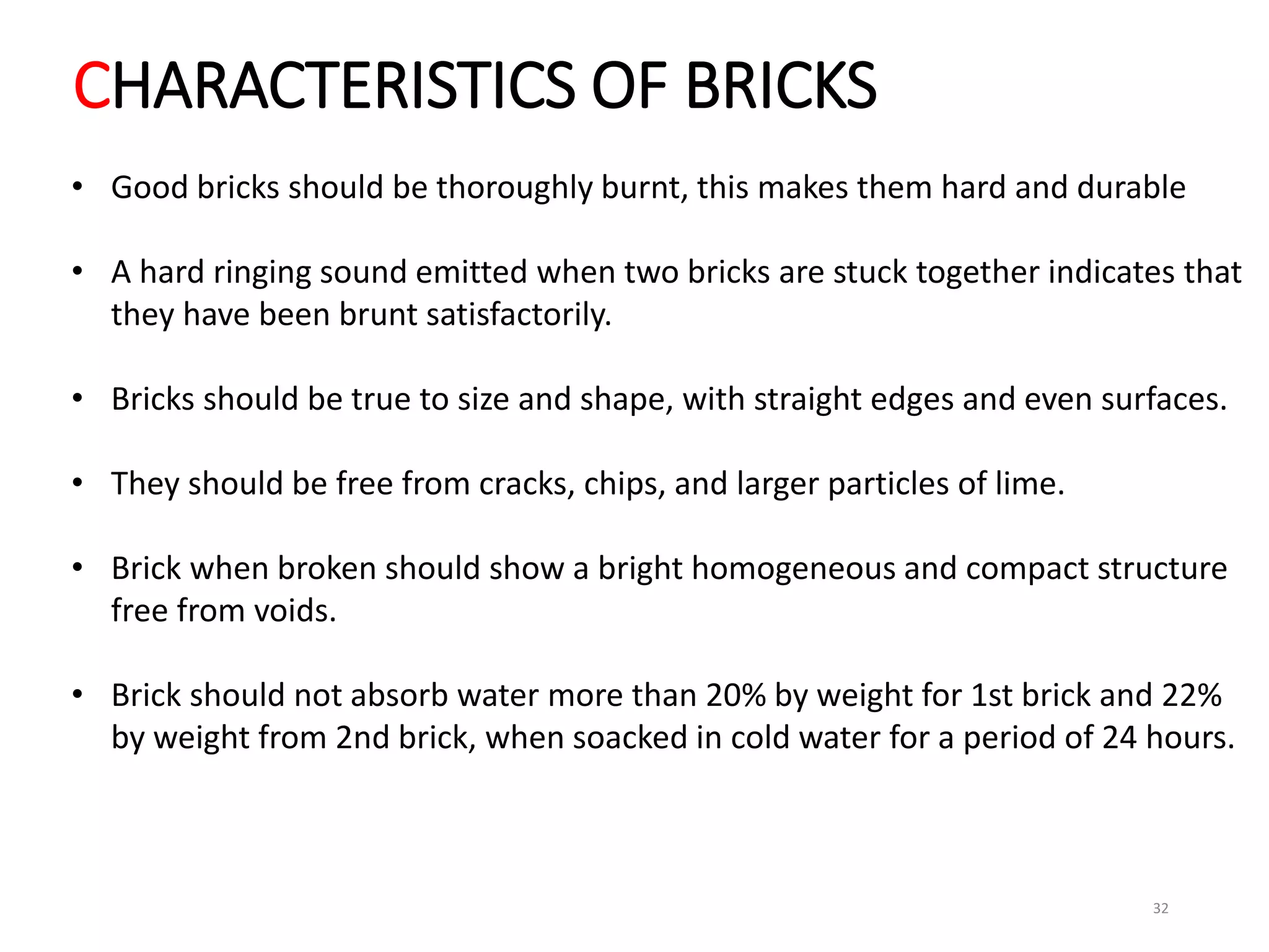 brick as a building material | PPTX