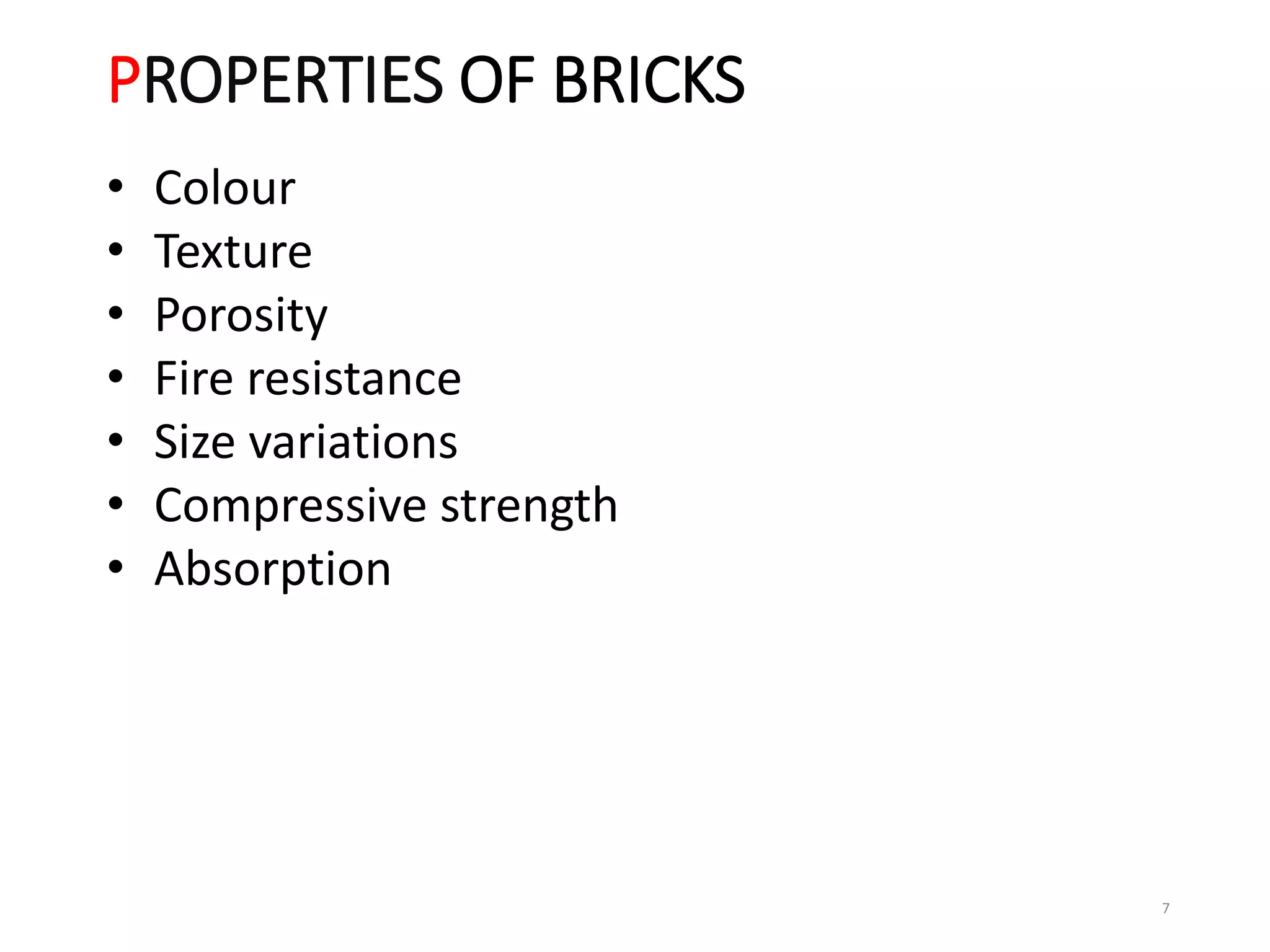 brick as a building material | PPTX