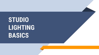Studio Lighting Basics | PPT
