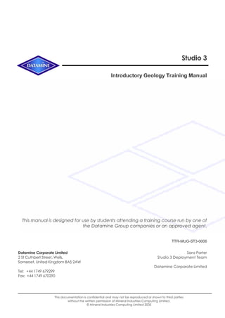 Studio 3 Geology Training Manual.pdf