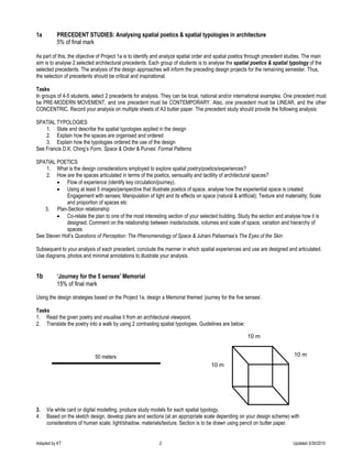 Studio 3 proj 1 | PDF