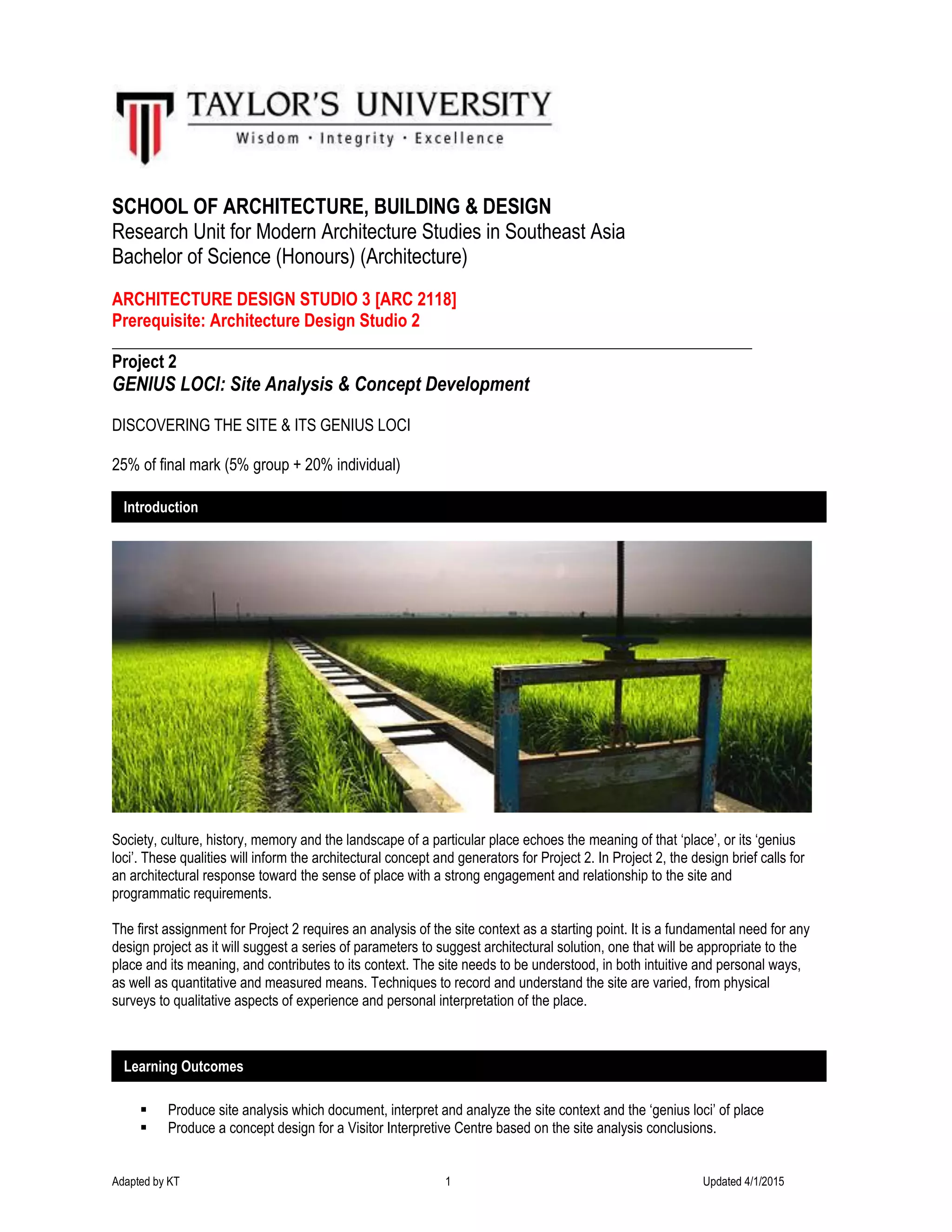 Studio 3 proj 2 | PDF