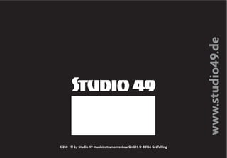 Studio49 Часть 1 | PDF