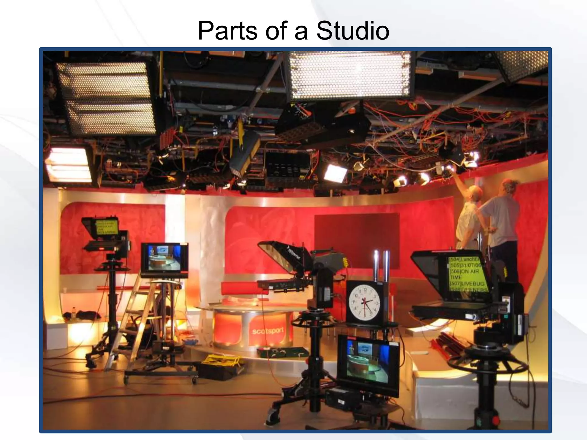 Studio and control room | PPTX