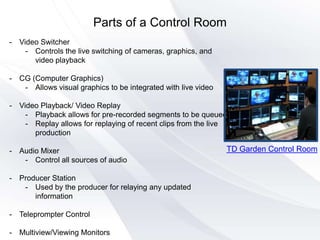 Studio and control room | PPTX