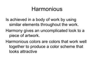 Studio art the effects of color | PPT