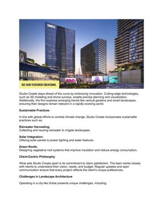 Studio Create Landscape Architecture In UAE.docx