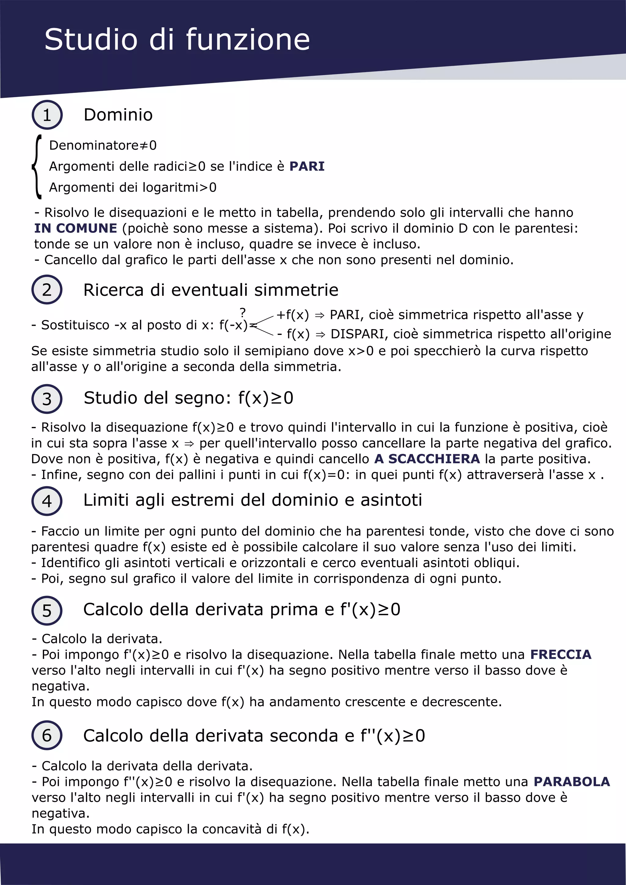 Studio di funzione | PDF