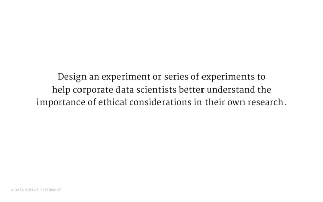 A Data Scientist Experiment | PDF