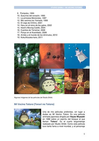 Studio ghibli – mi vecino totoro | PDF