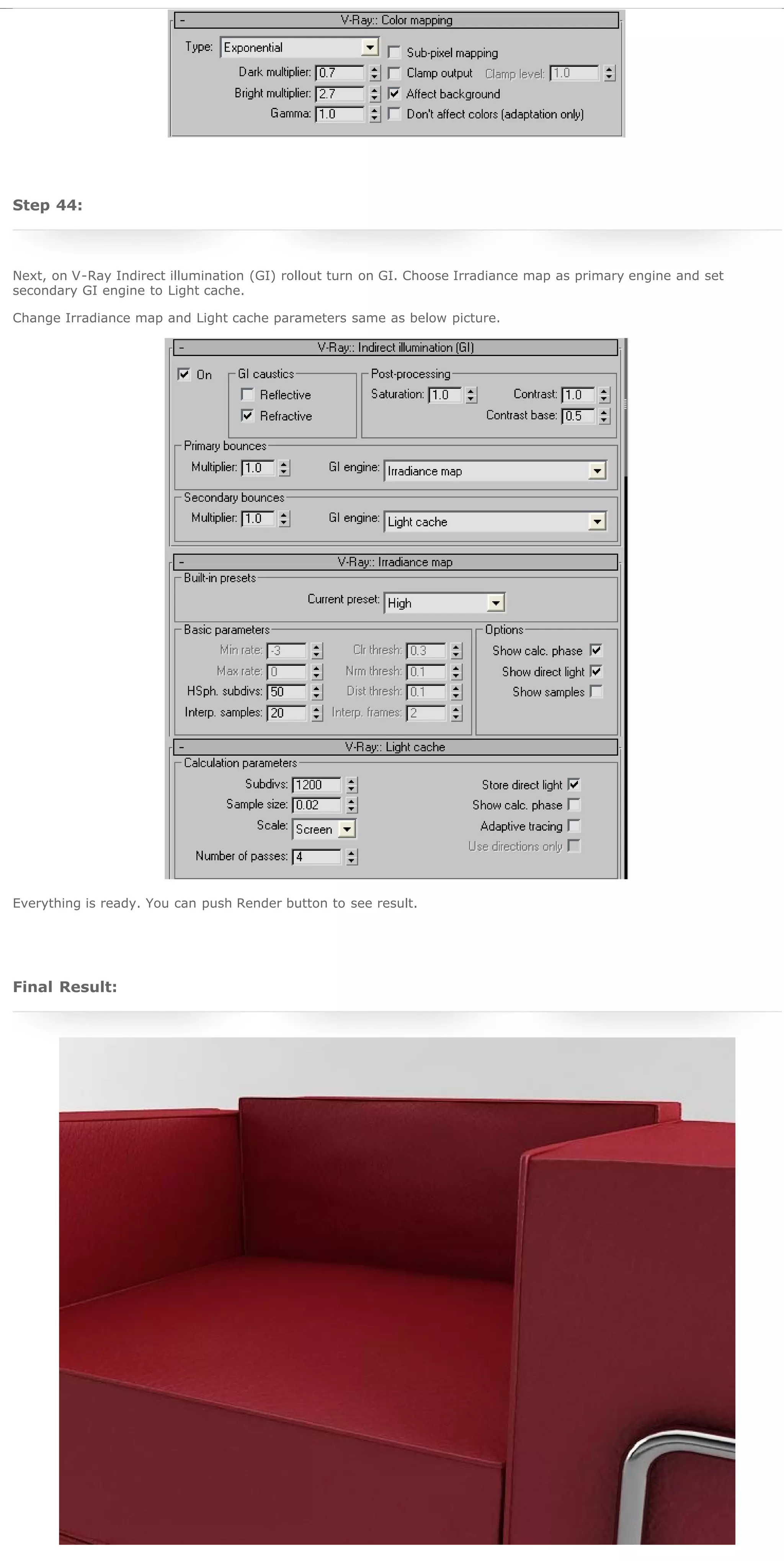 Studio max object tutorial 01 making of sofa | PDF