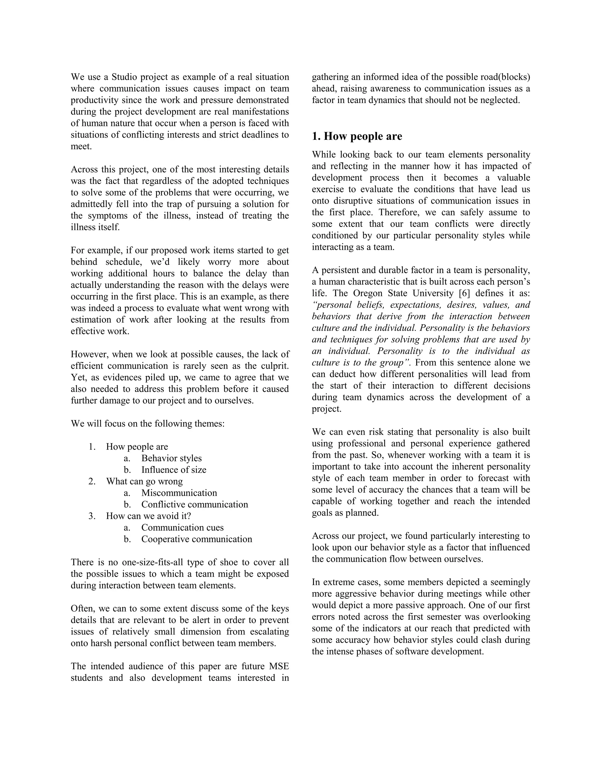 Stop look and listen before you talk | PDF