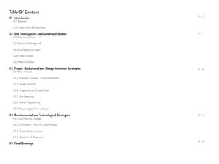 Architectural Design Project Report 2017 | PDF