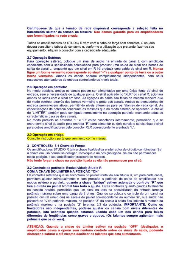 Studio r manual heavy duty | PDF