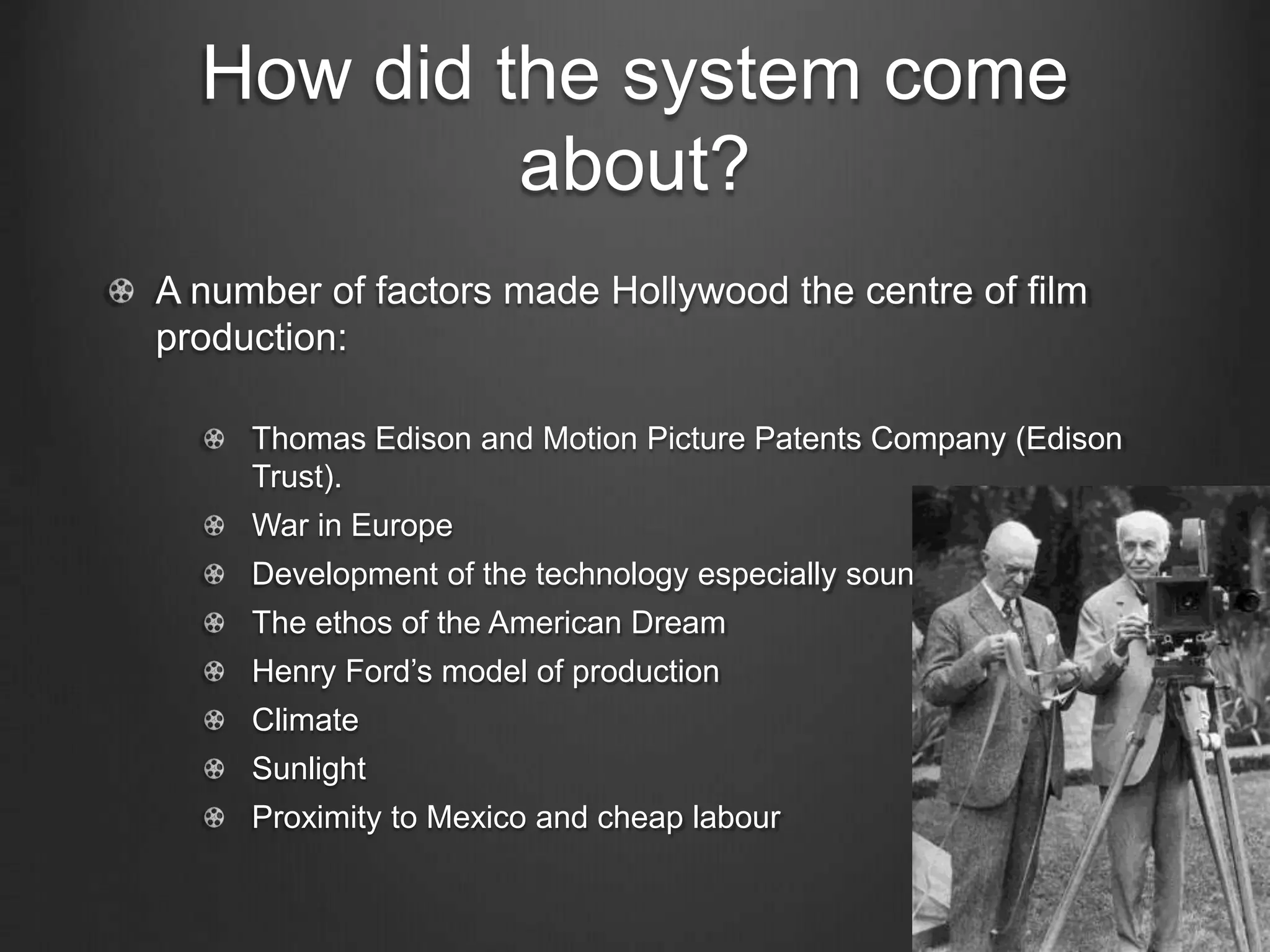 Studios - why hollywood? | PPTX