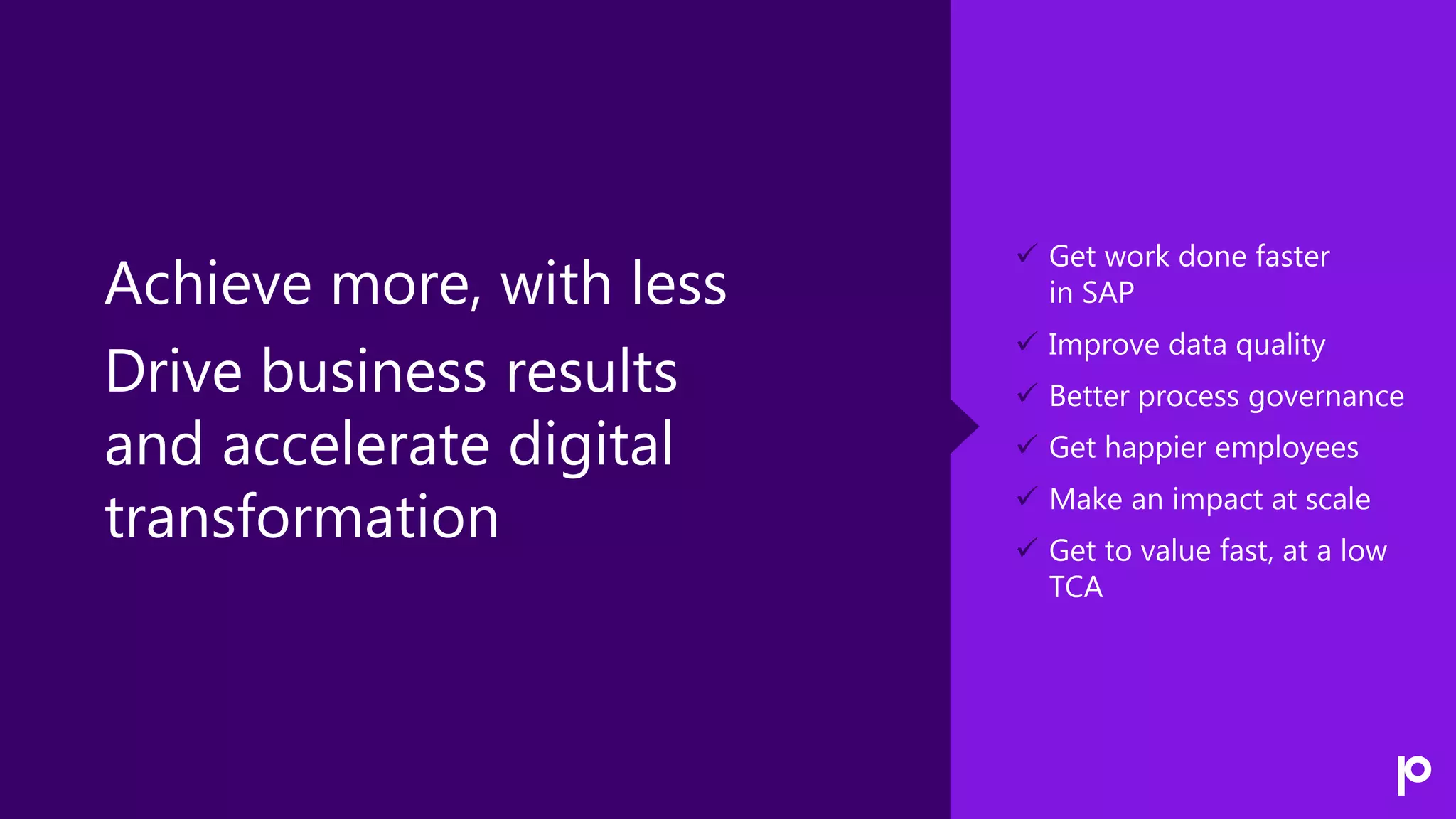Doing More With Less: Improving SAP® Master Data Processes with Excel to SAP® Automation | PPTX