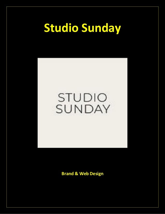 Studio Sunday | PDF
