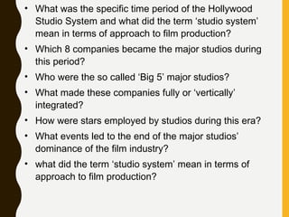 Studio system JTW version | PPT