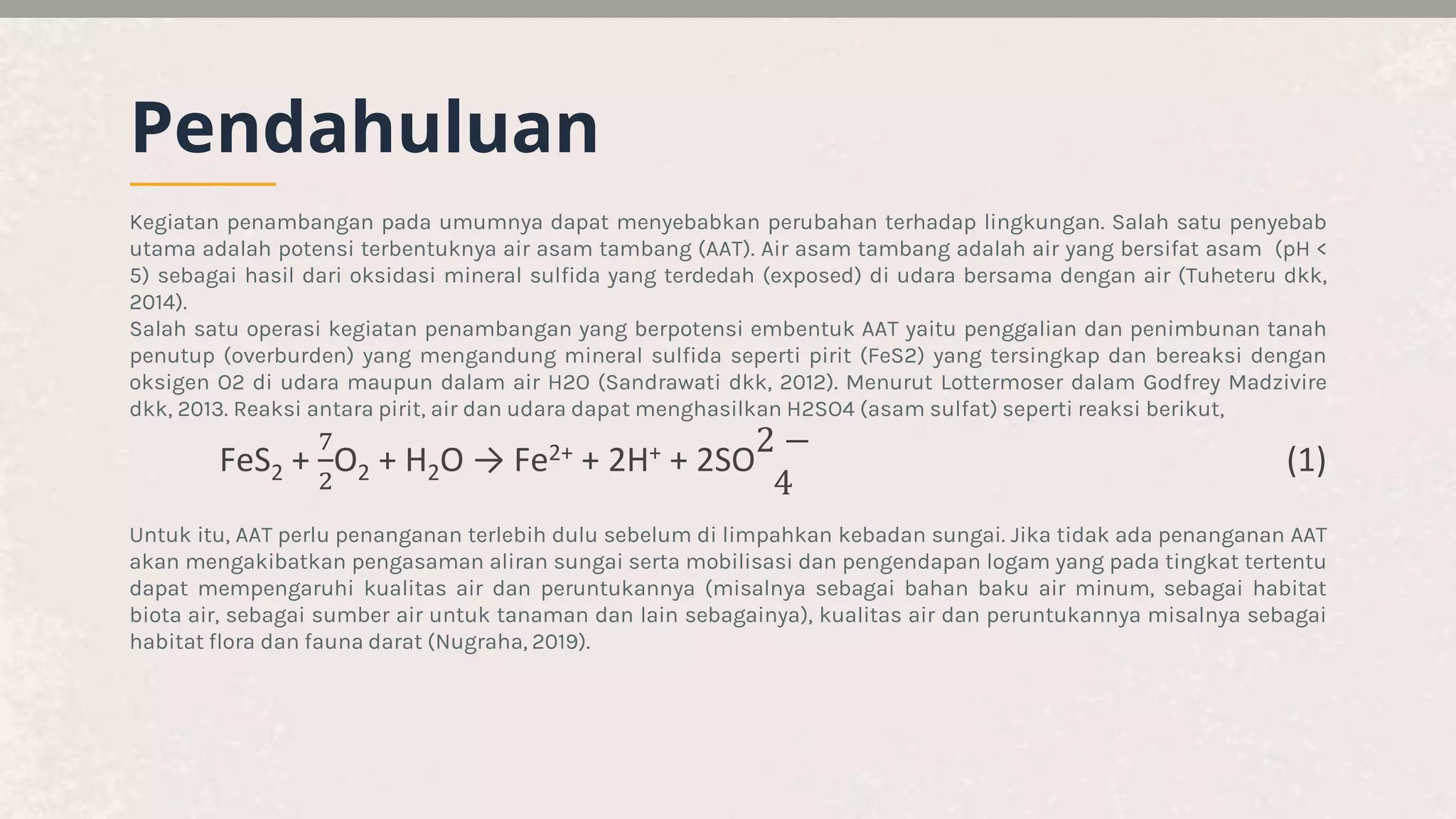 Studi Pemanfaatan Abu Terbang (Fly Ash) dalam pengelolaan Air Asam Tambang (AAT).pptx