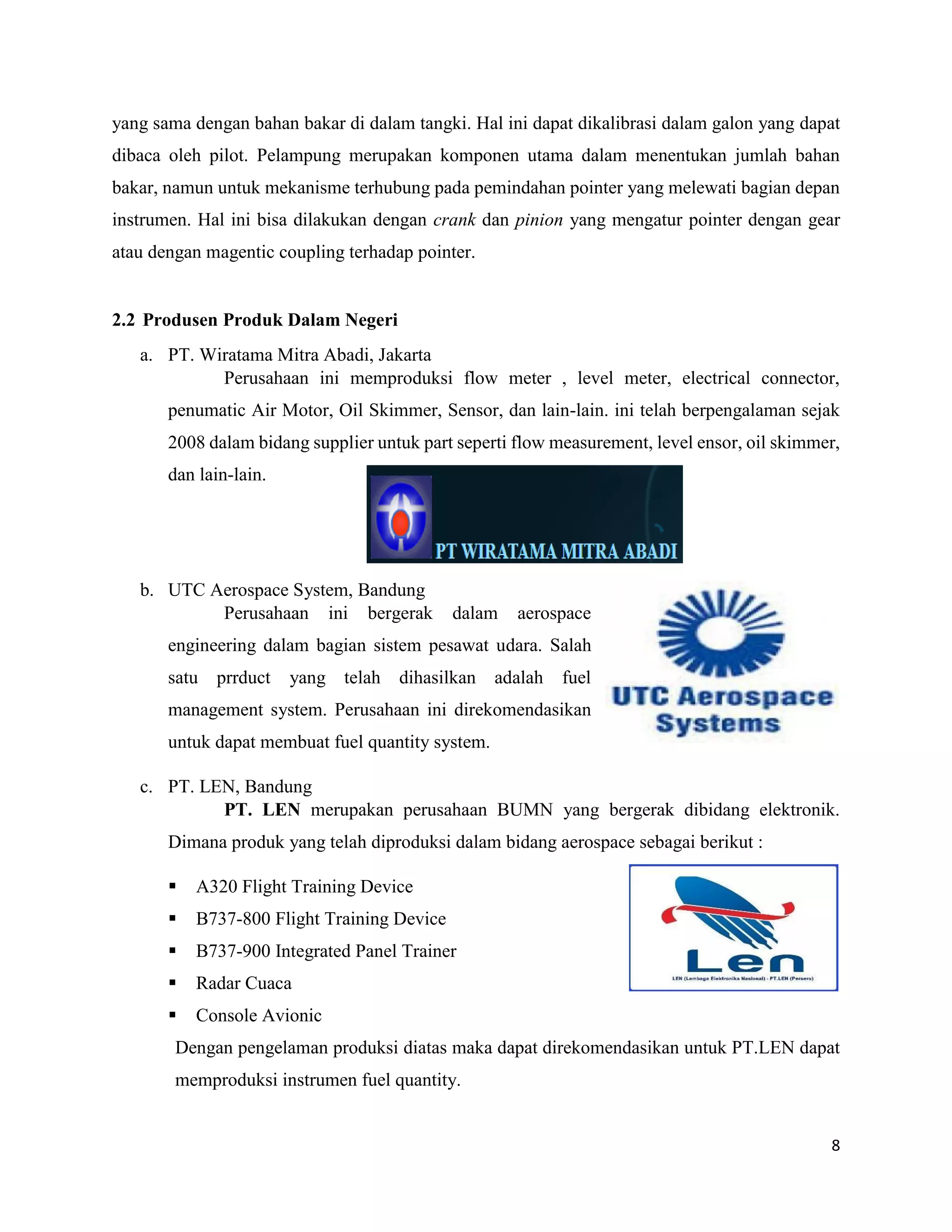 AE-4060 Studi sertifikasi instrumen analog kuantitas bahan bakar (fuel quantity gauges) final | PDF