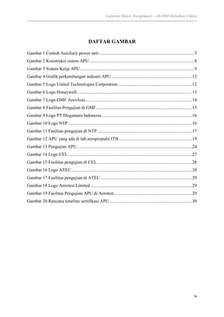 Studi sertifikasi perangkat tambahan daya (auxiliary power unit ...