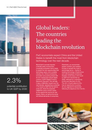 Studi teknologi blockchain pwc | PDF | Internet | Computing