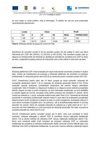 Studiu eficienta-ccponline | PDF