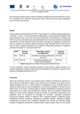 Studiu eficienta-ccponline | PDF